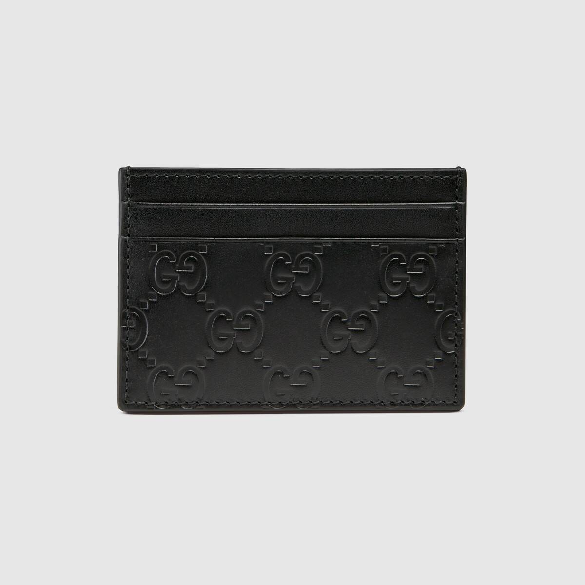 GUCCI SIGNATURE MONEY CLIP CARD HOLDER — LSC INC