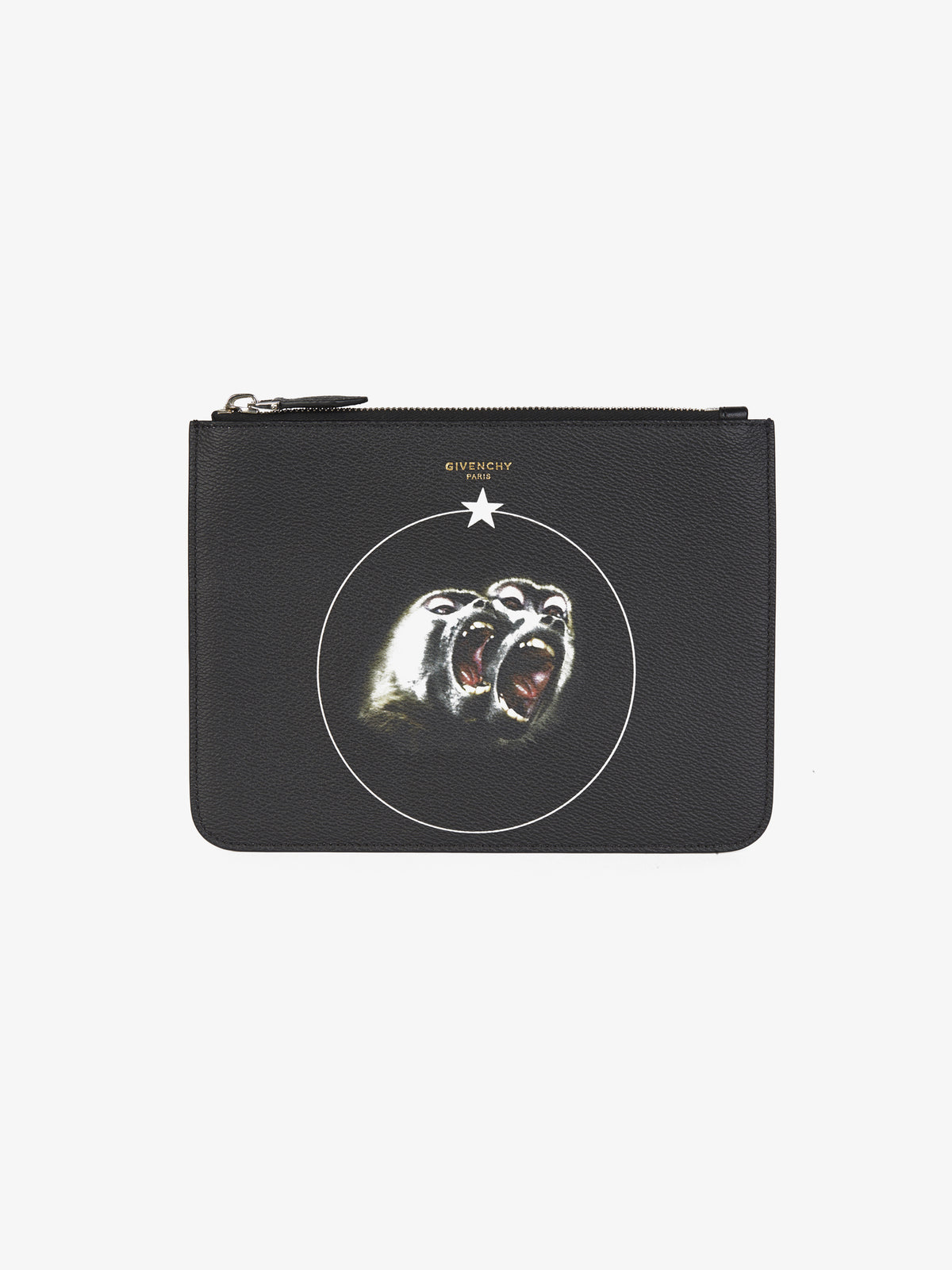 GIVENCHY MONKEY BROTHERS POUCH | LuxurySnob Genuine Pre Owned Designer ...