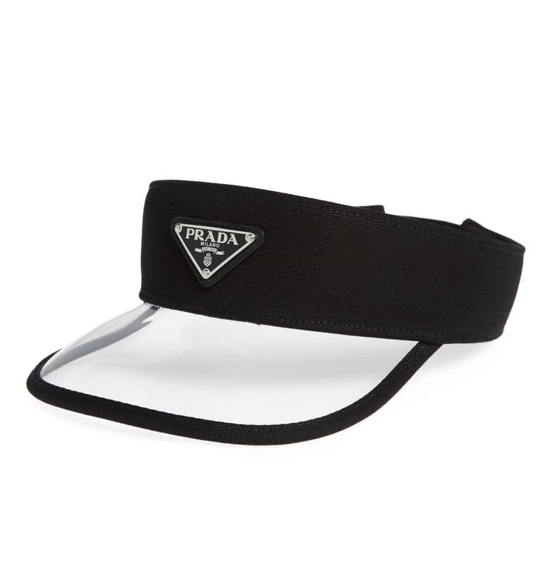 Prada Logo Pvc visor — LSC INC