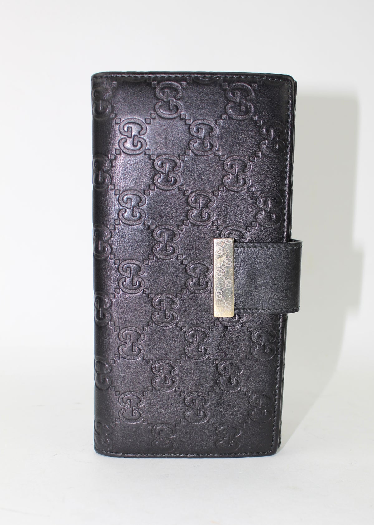 GUCCI SIGNATURE CHECKBOOK WALLET — LSC INC