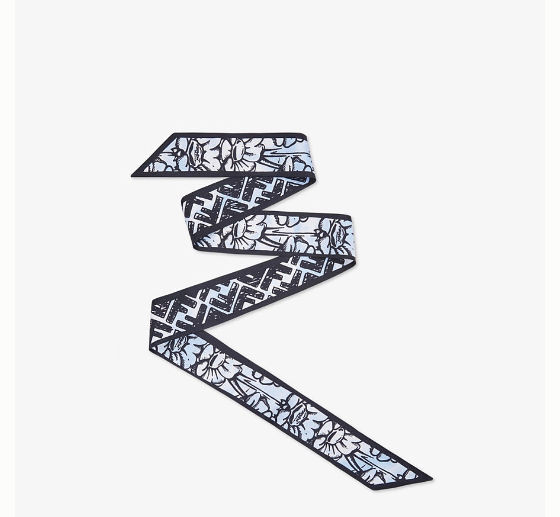 FENDI WRAPPY SILK BANDEAU — LSC INC