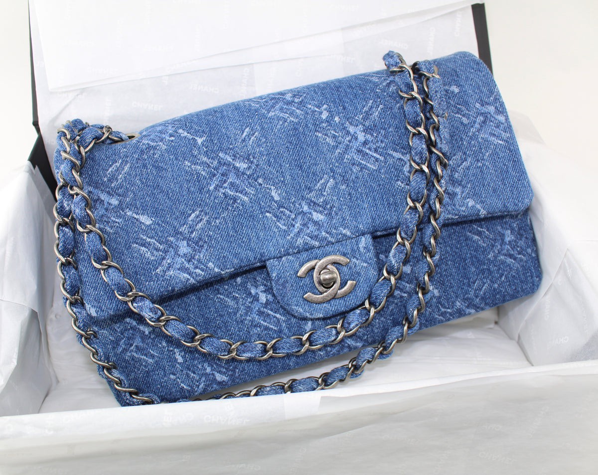 CHANEL DENIM FLAP BAG — LSC INC