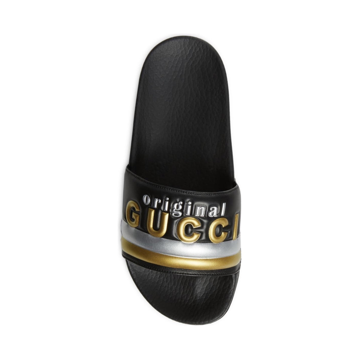 GUCCI PURSUIT PUFFER SLIDES BLACK — LSC INC
