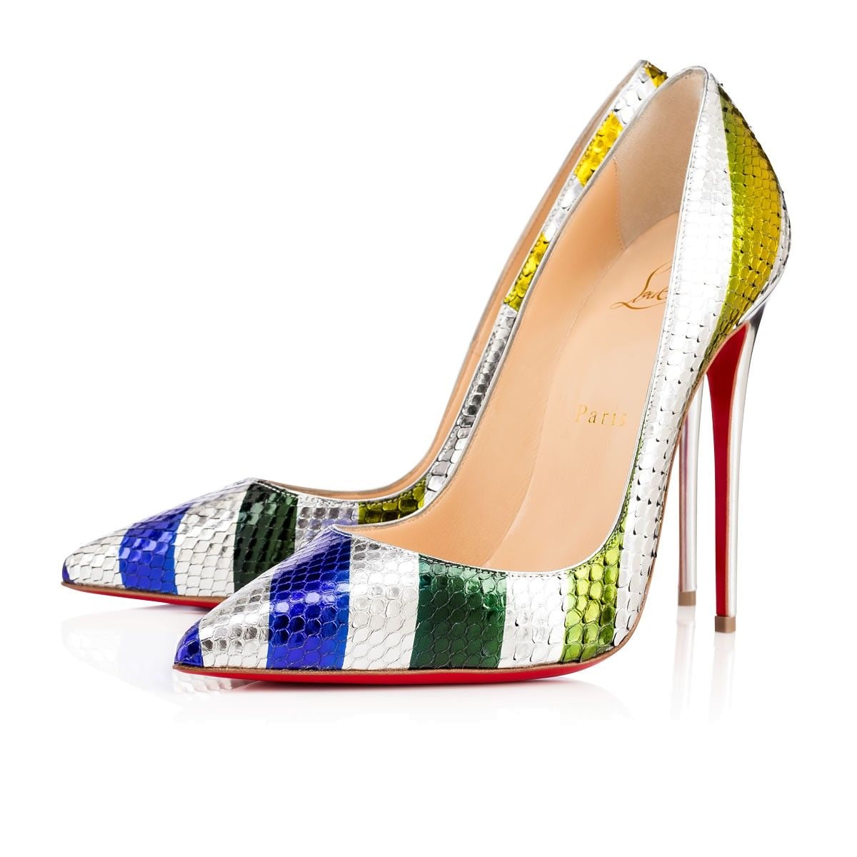 CHRISTIAN LOUBOUTIN SO KATE PYTHON 120 — LSC INC